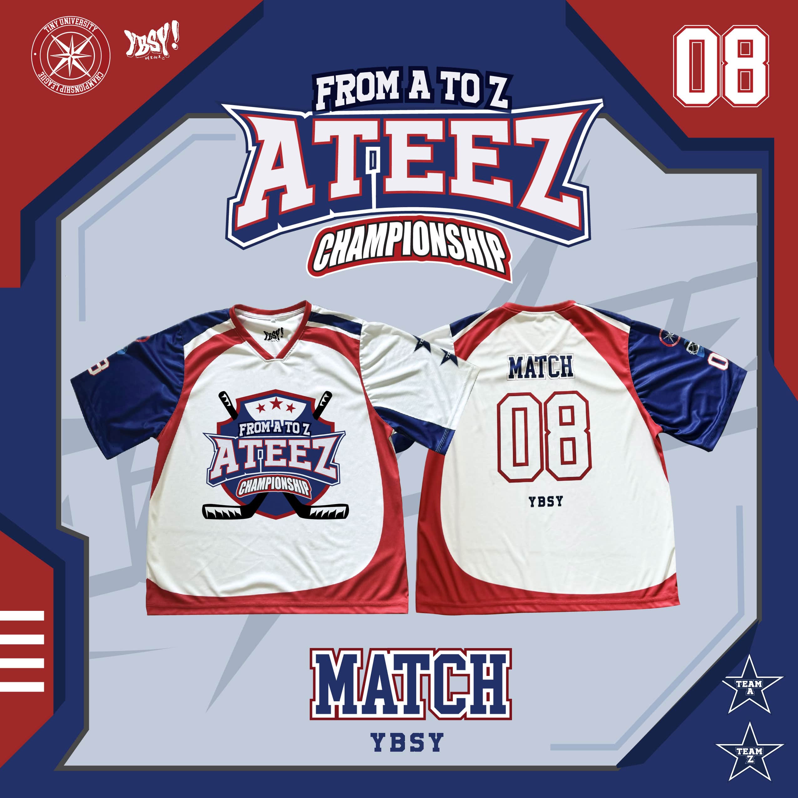 YBSY – ATEEZ Championship Jersey – ybsyworldwide.com
