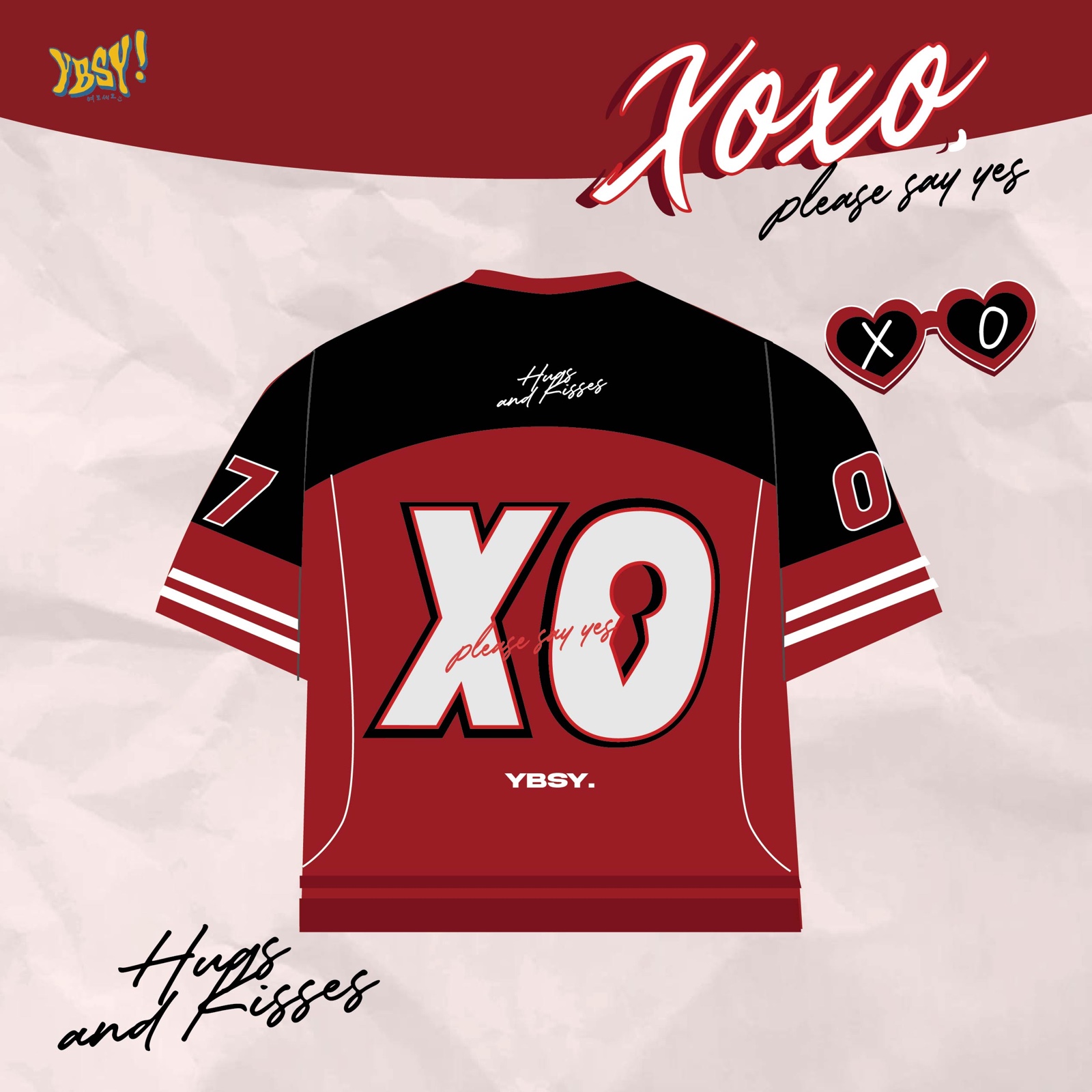 YBSY – XOXO Jersey – ybsyworldwide.com